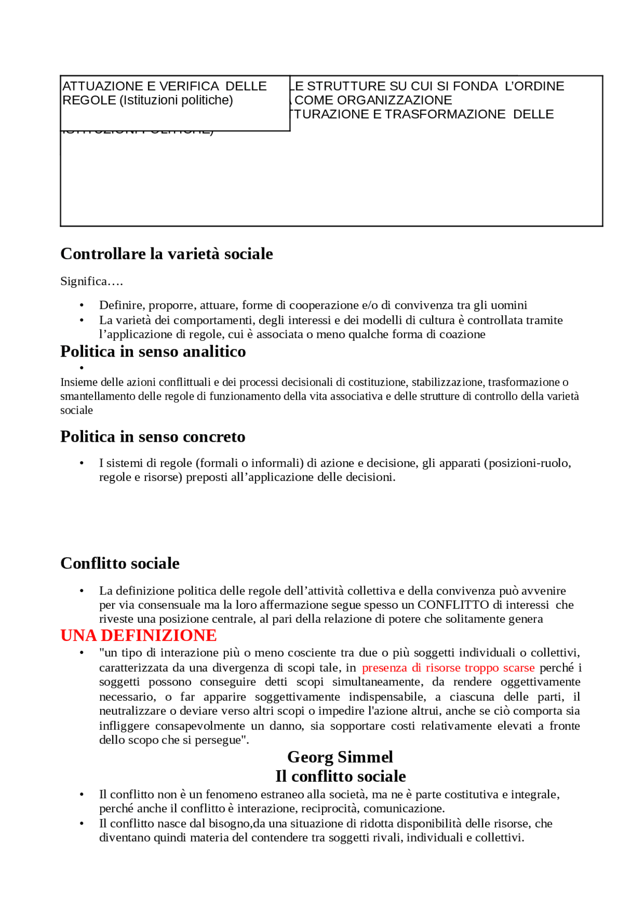 Sociologia Generale Slide E Appunti Docsity