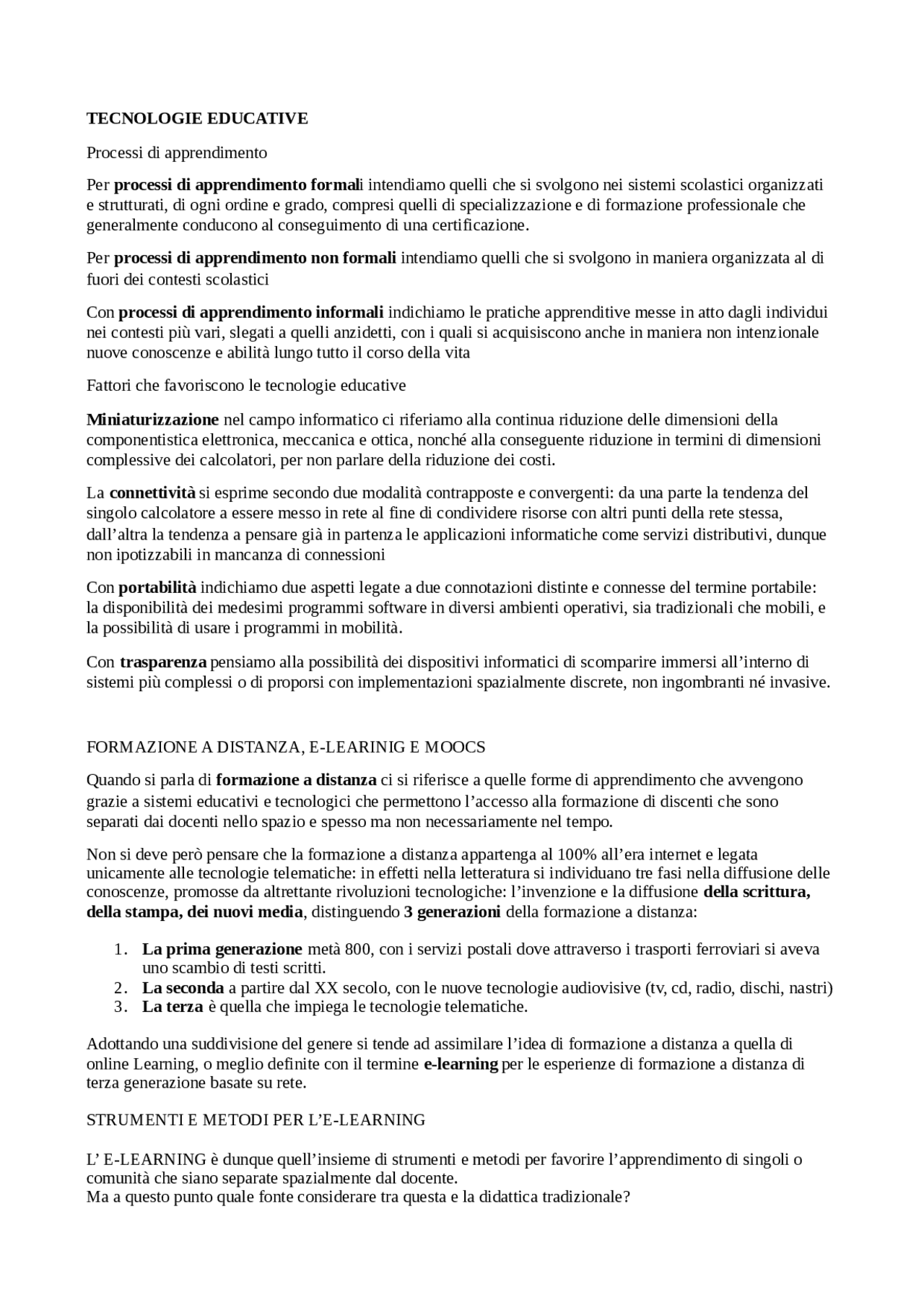 Informatica Umanistica Docsity
