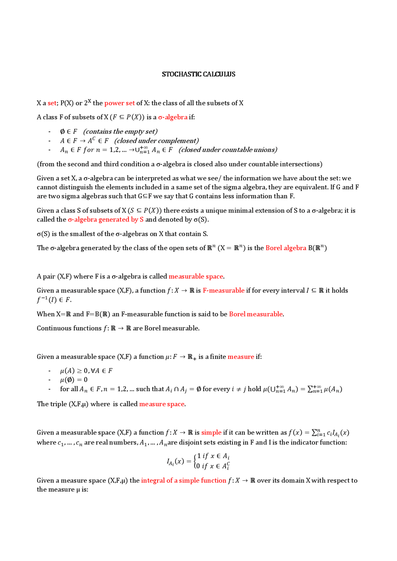 Financial Modeling 1 Docsity