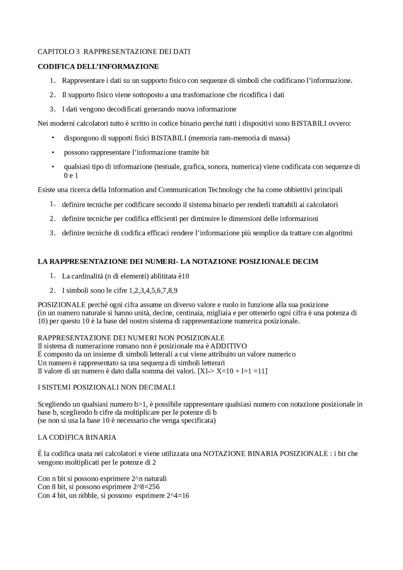 Informatica Umanistica Docsity