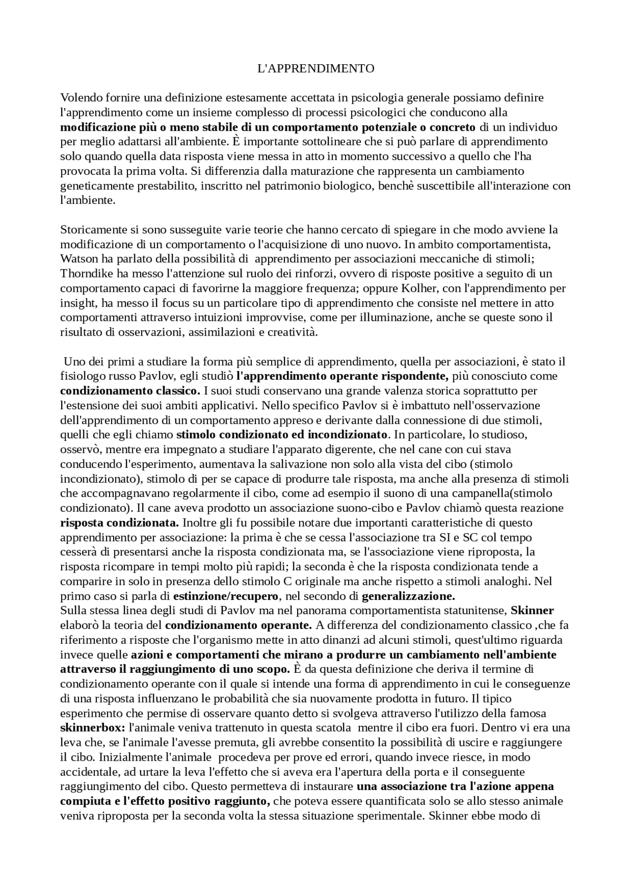 Prima Prova Esame Di Stato Psicologia Docsity