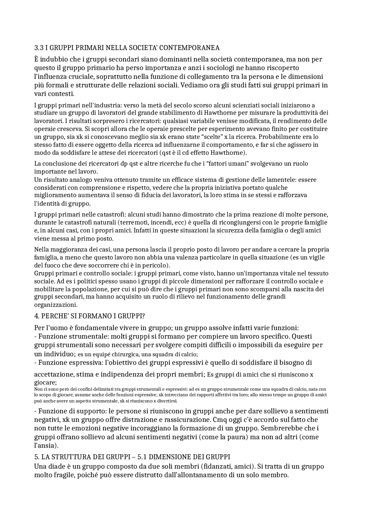 Riassunto Perfetto Manuale Smelser Docsity
