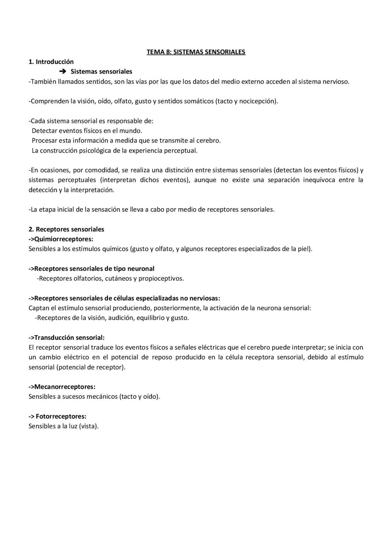 Resúmenes Psicobiología Ii Docsity
