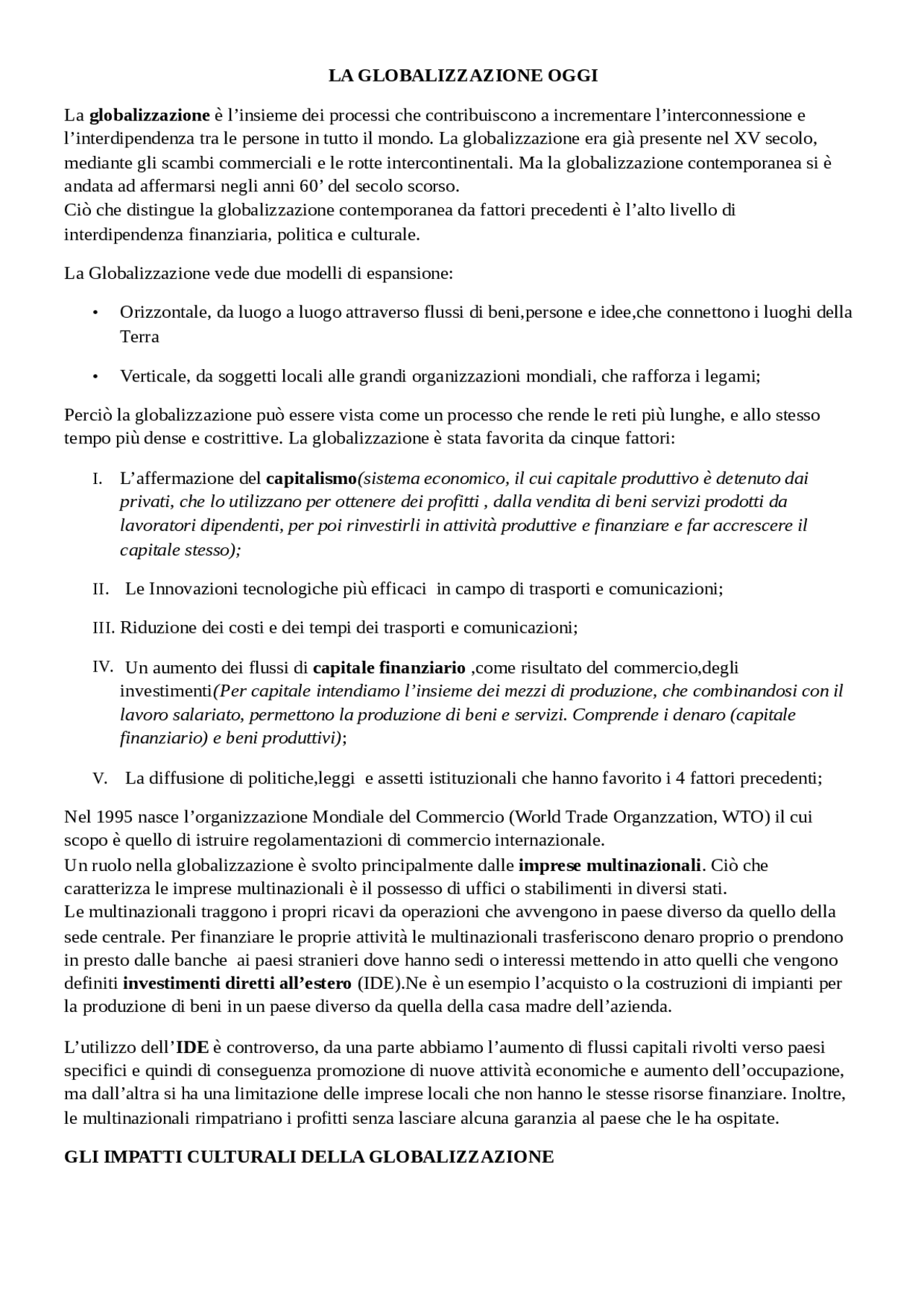 Geografia Umana Un Approccio Visuale Docsity