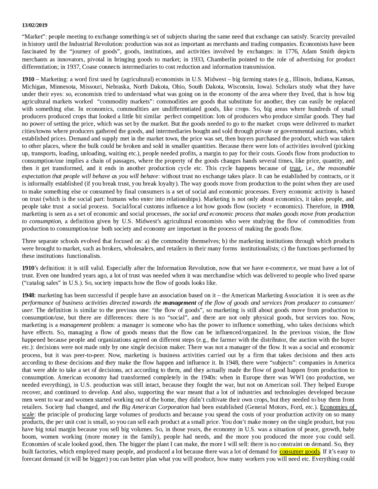 International Branding And Retailing Unipr Tutte Le Lezioni Docsity