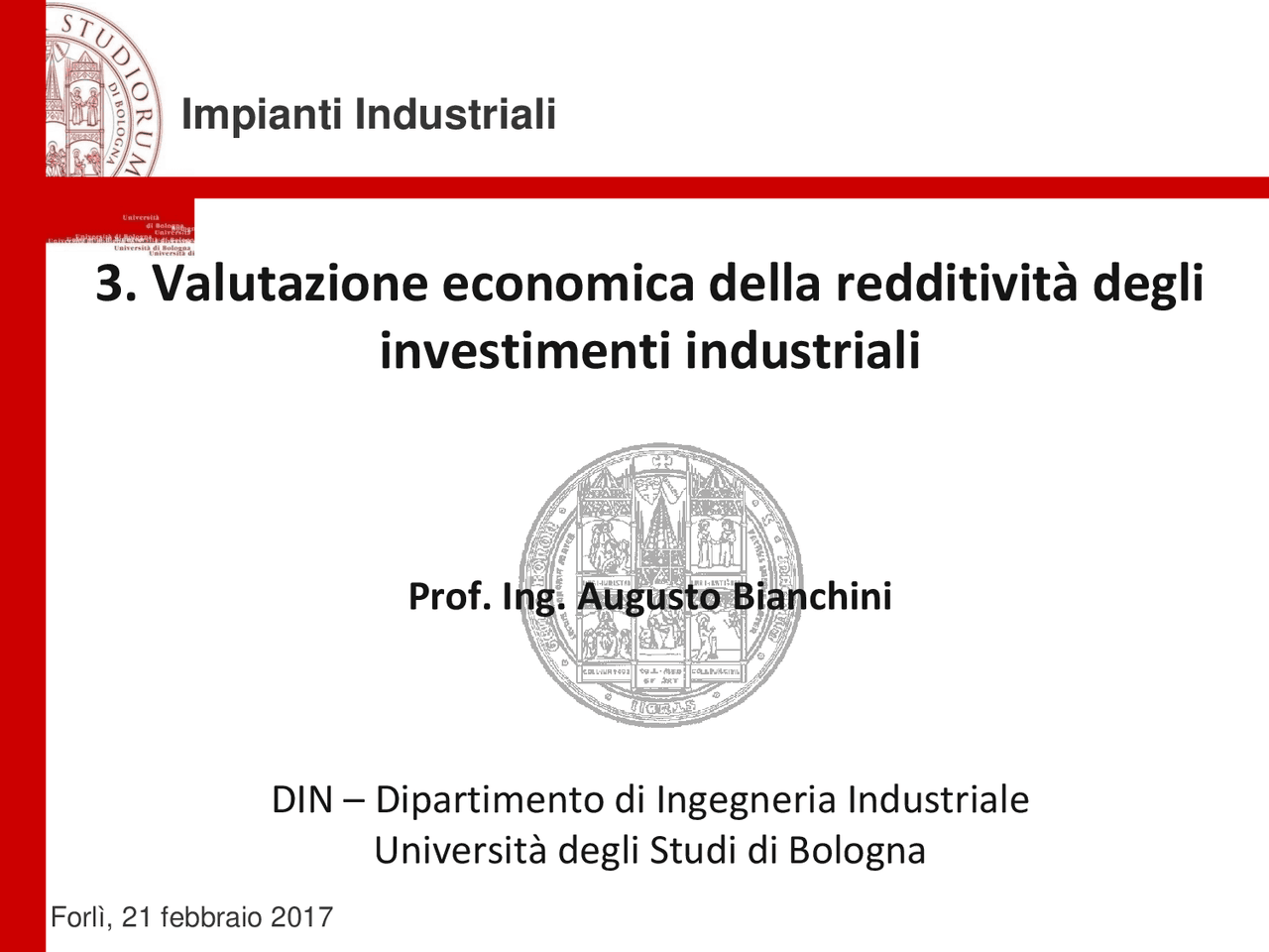 Impianti Industriali Docsity