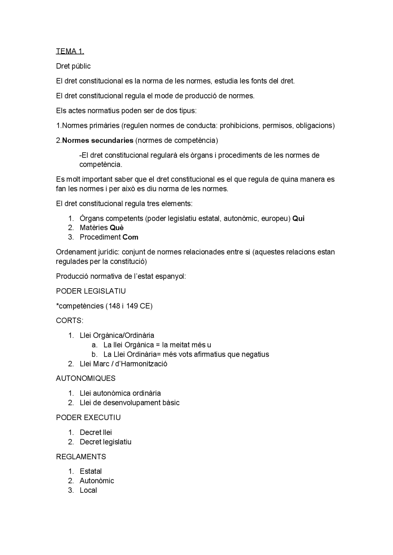 Apunts Constitucional - Docsity