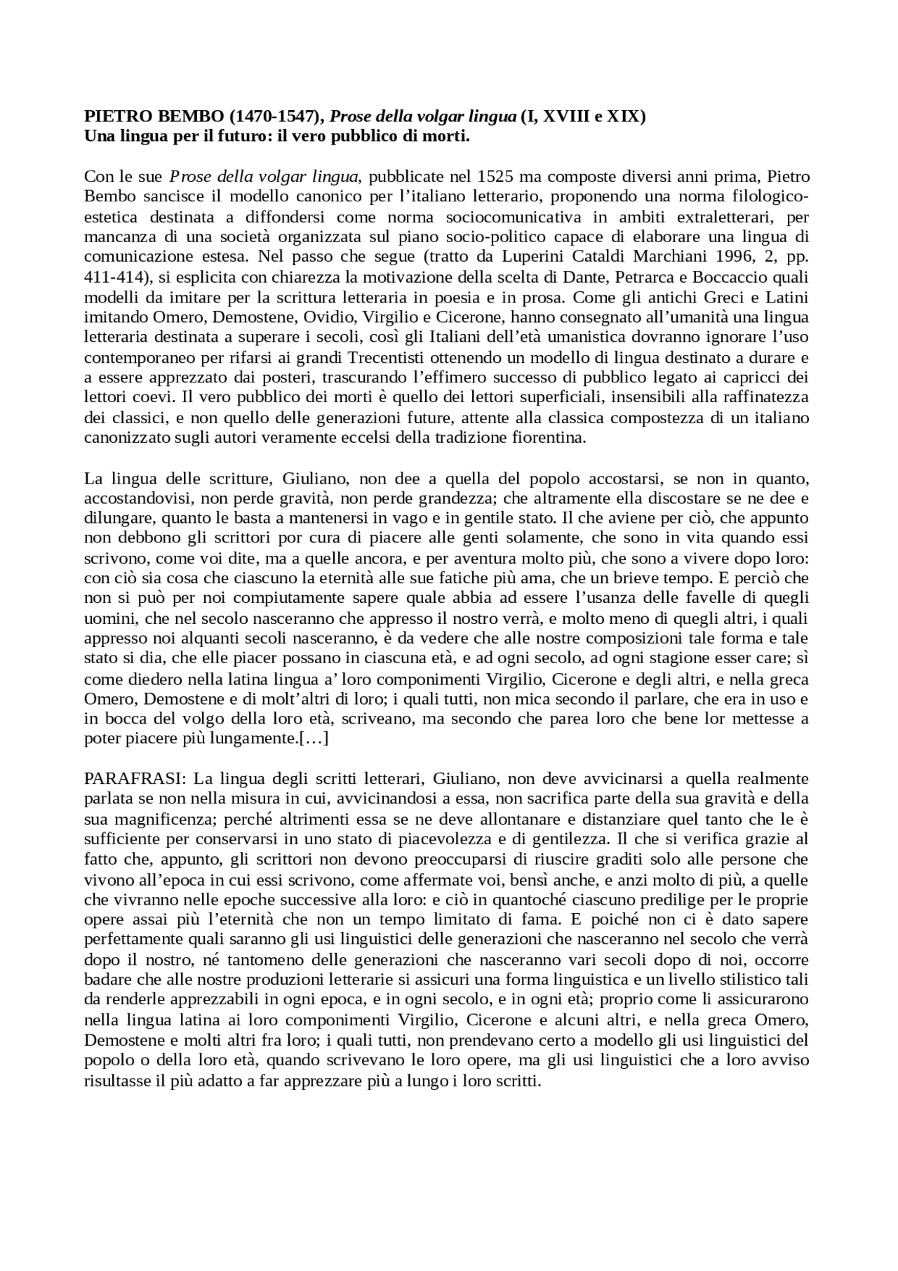 Dispense Profssa Gabriella Alfieri Dispense Di Letteratura Docsity