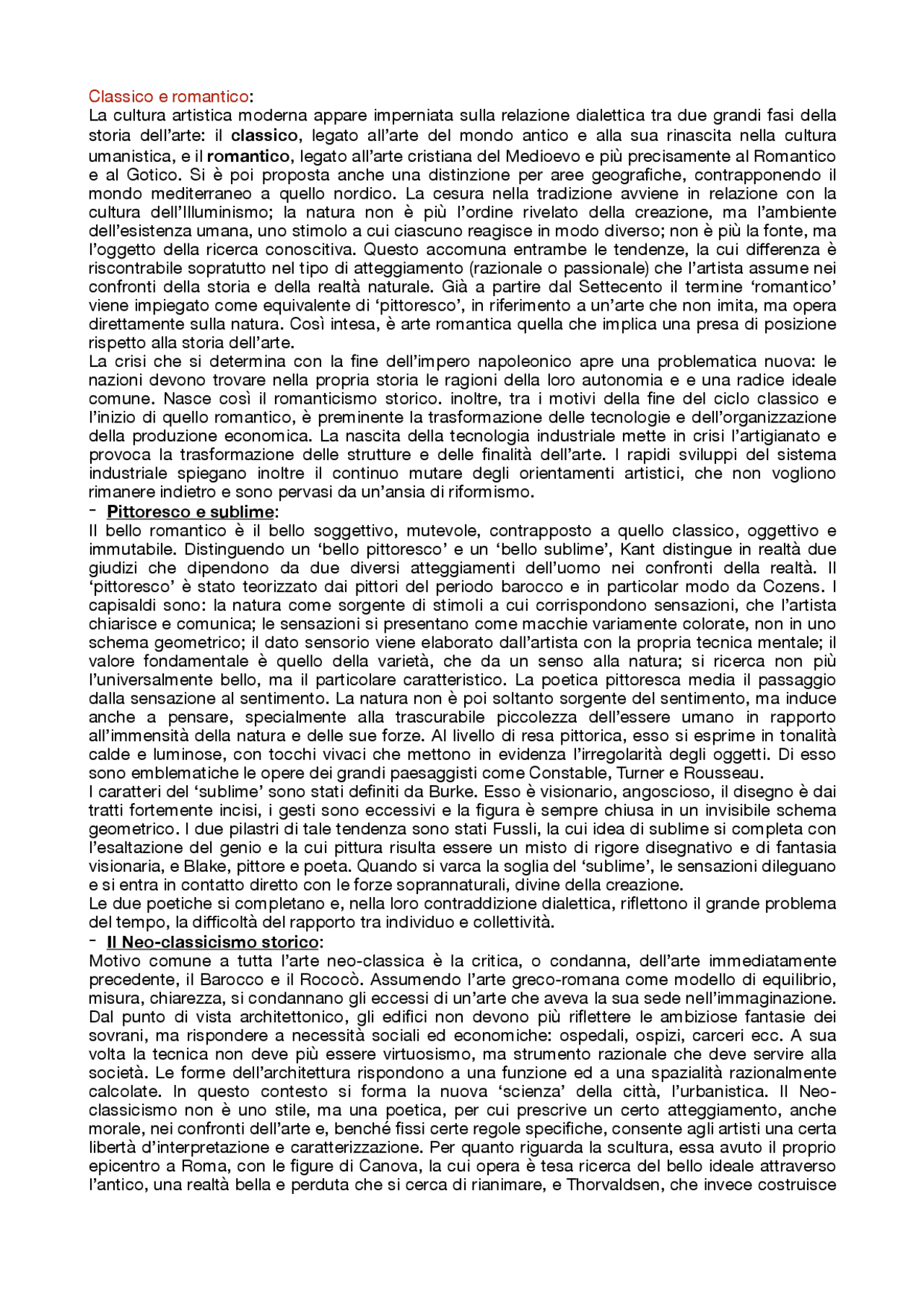 Giulio Carlo Argan Larte Moderna 1770 1970 Riassunto Docsity