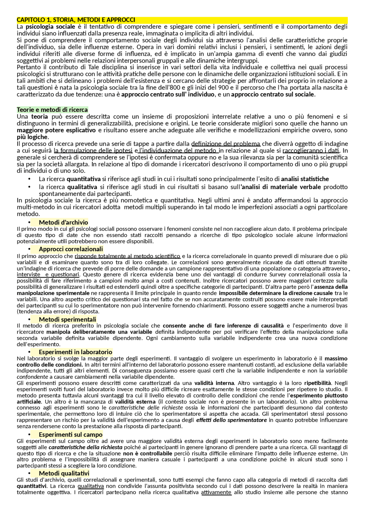Psicologia Sociale Turner And Crisp Docsity