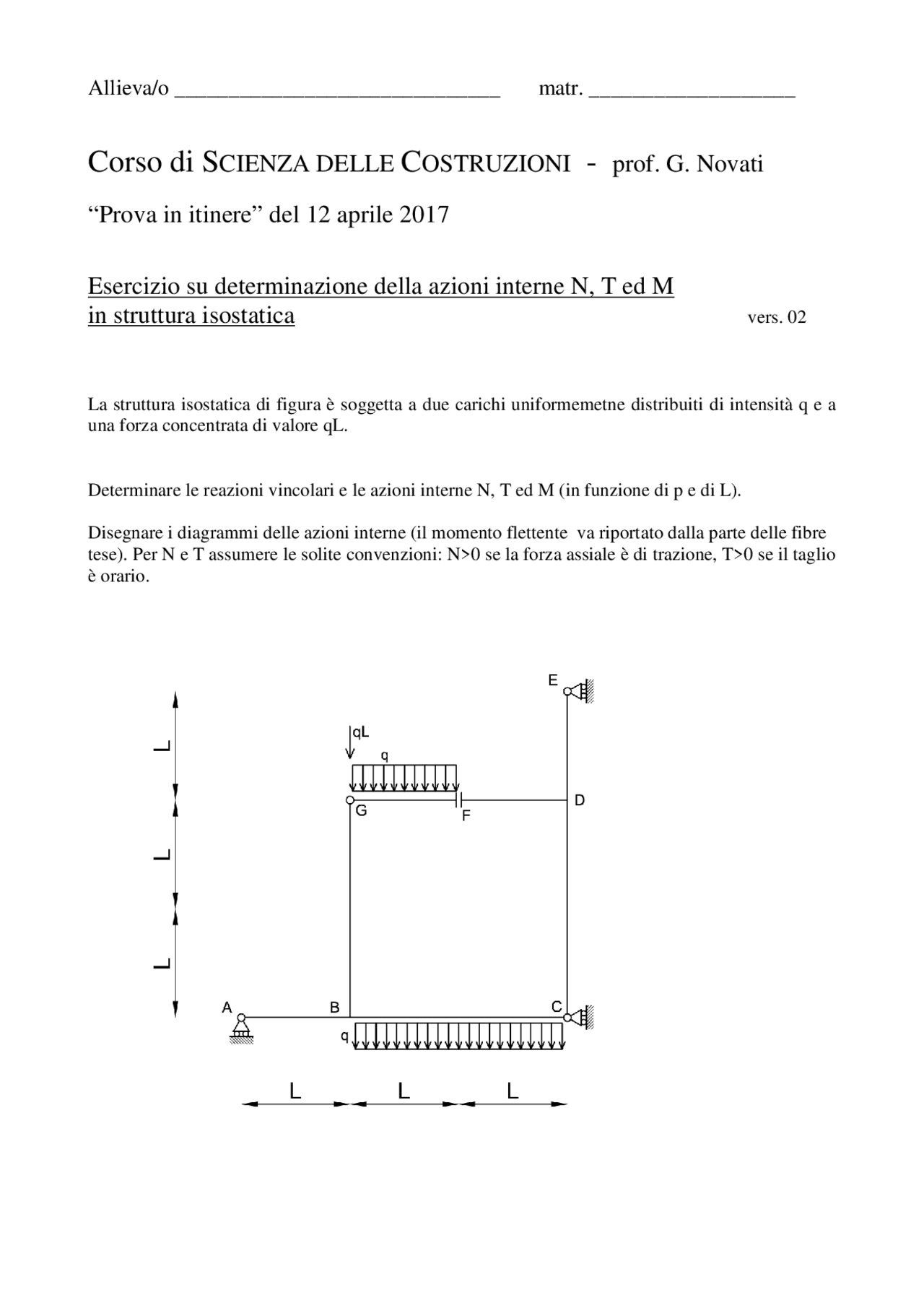 Scienza Delle Costruzioni E Statica 6 Docsity
