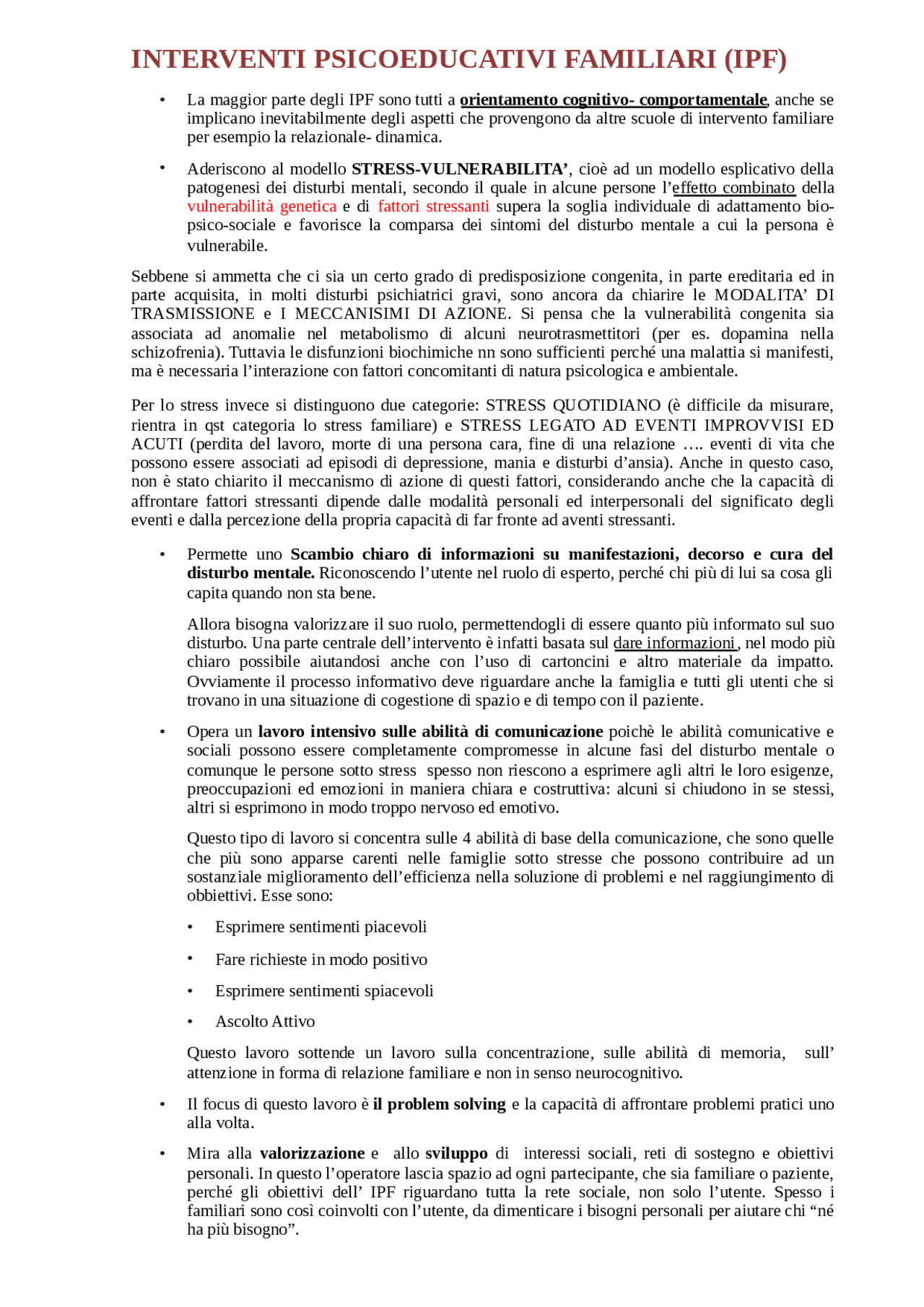 Esame Di Psichiatria Docsity