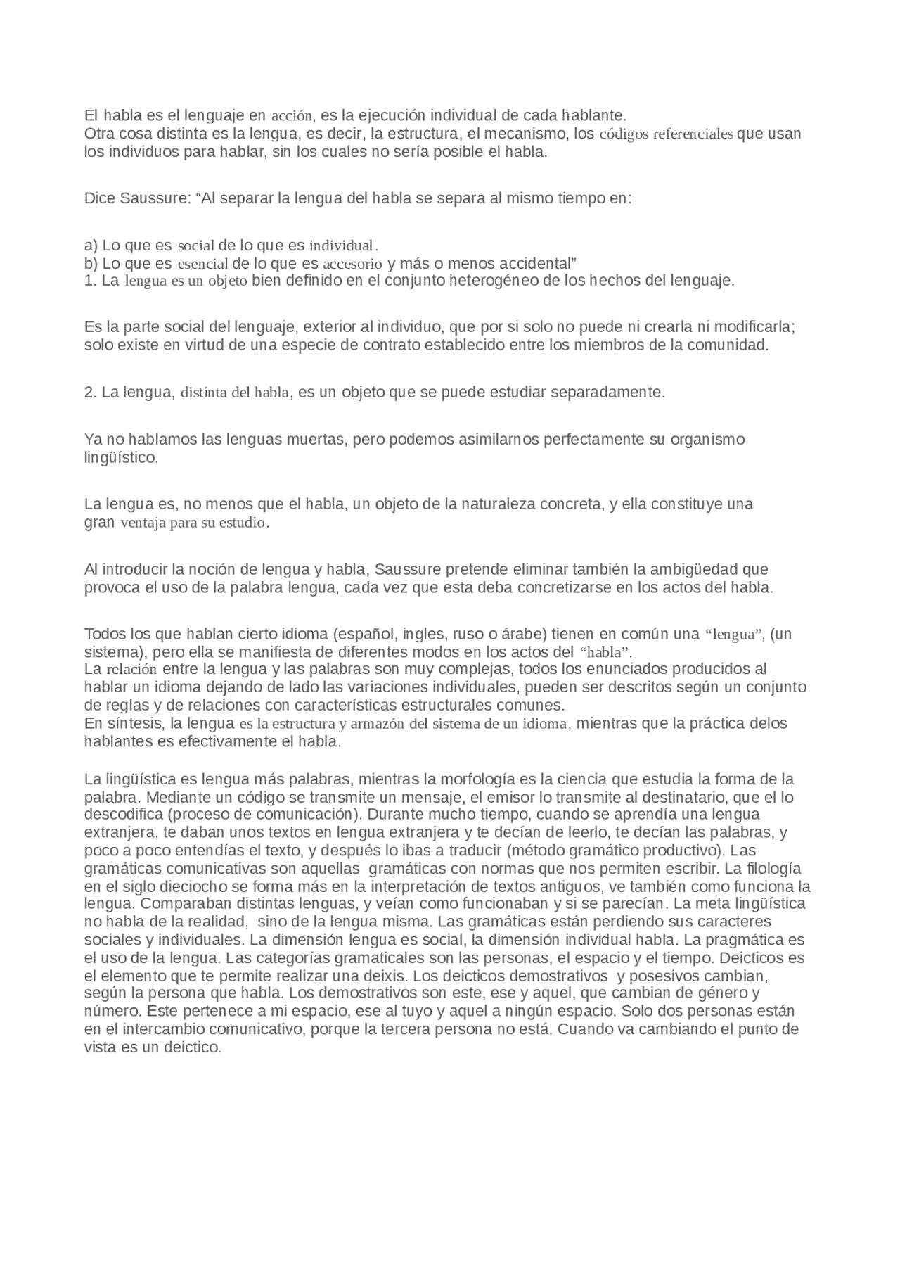 Linguistica Spagnola - Appunti corso Prof. Musto Federico II - Docsity