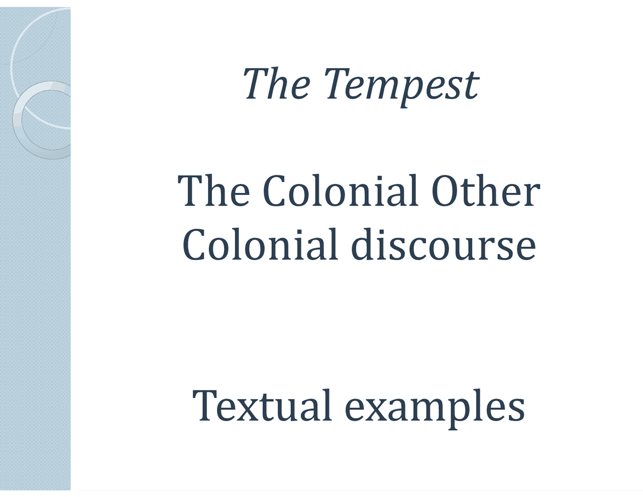 The Tempest By William Shakespeare Docsity