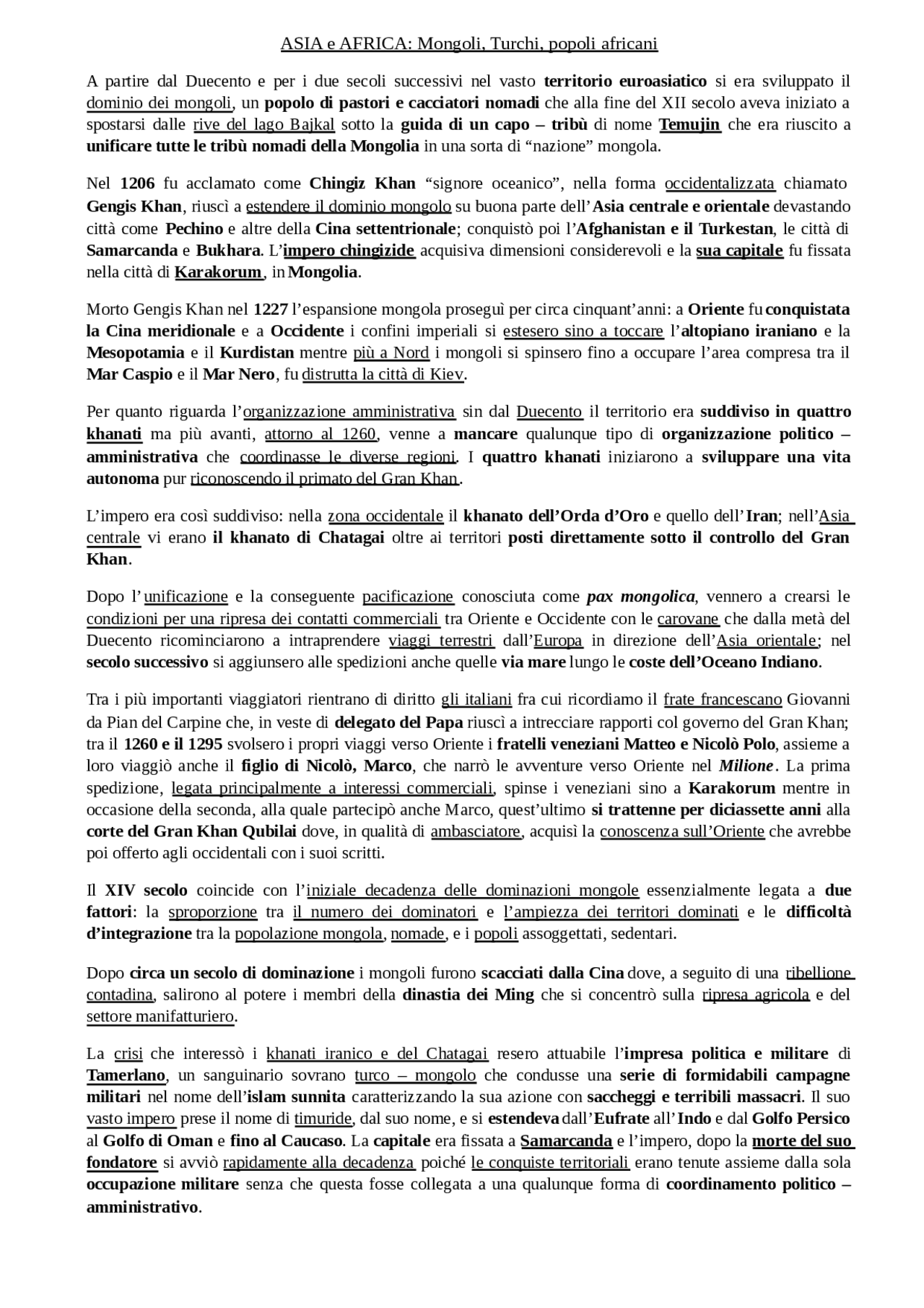 Riassunto Manuale Di Storia Medievale Carrocci Docsity