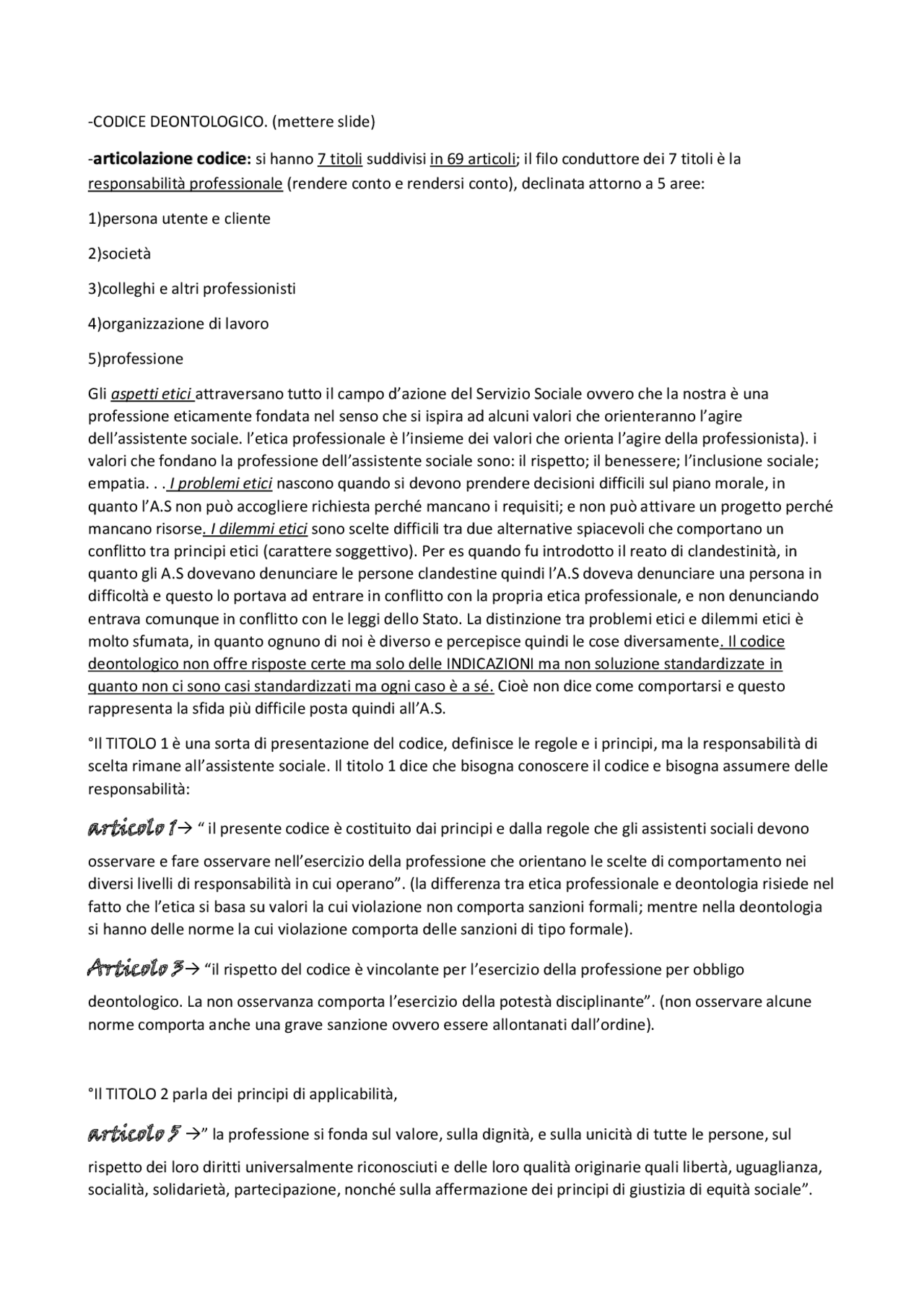 Fondamenti Del Servizio Sociale Docsity