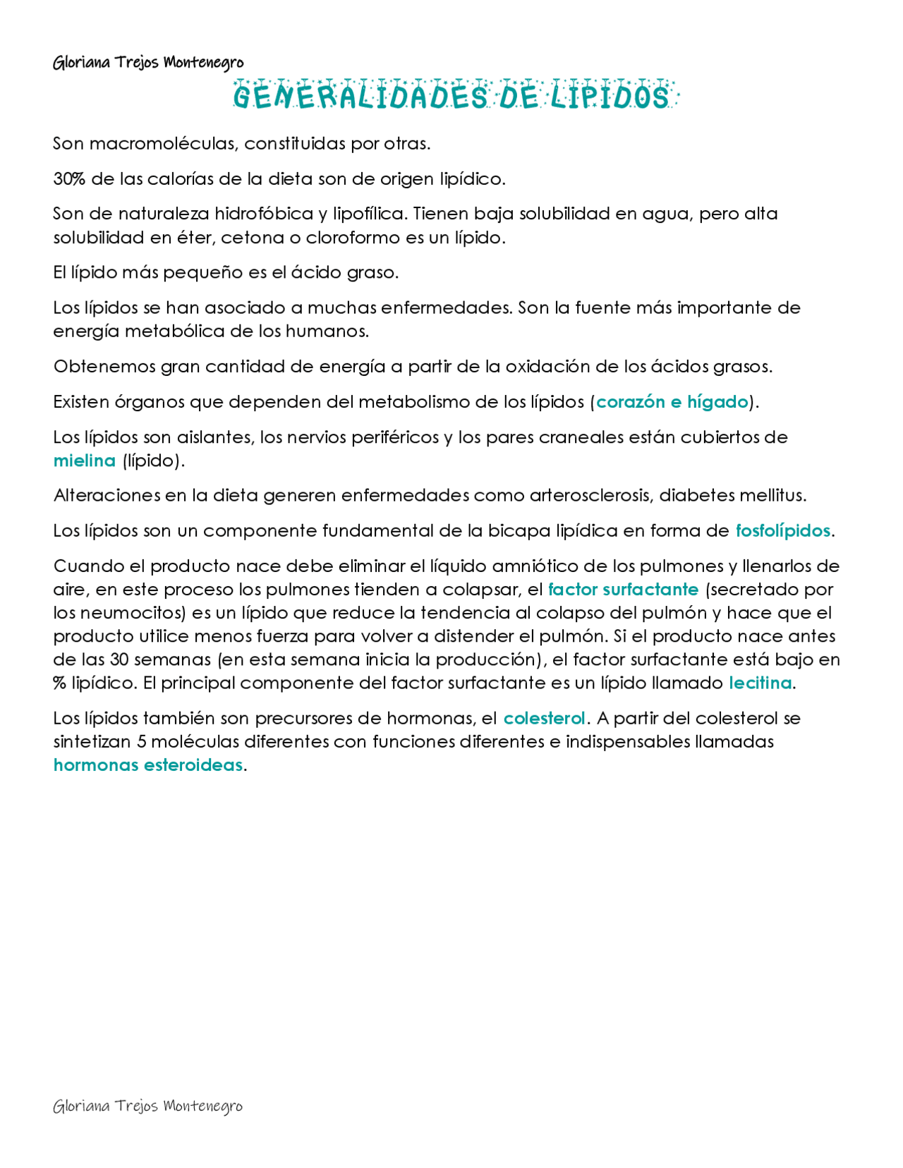 Generalidades De Lípidos Docsity