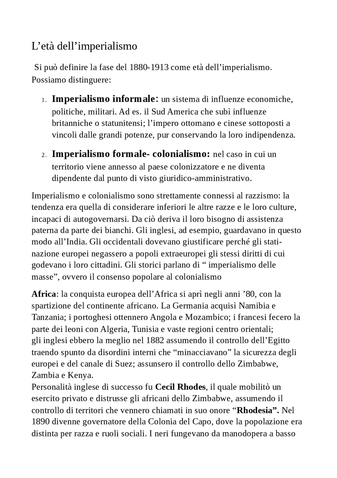 L'Età contemporanea Salvatore Lupo- Angelo Ventrone - Docsity