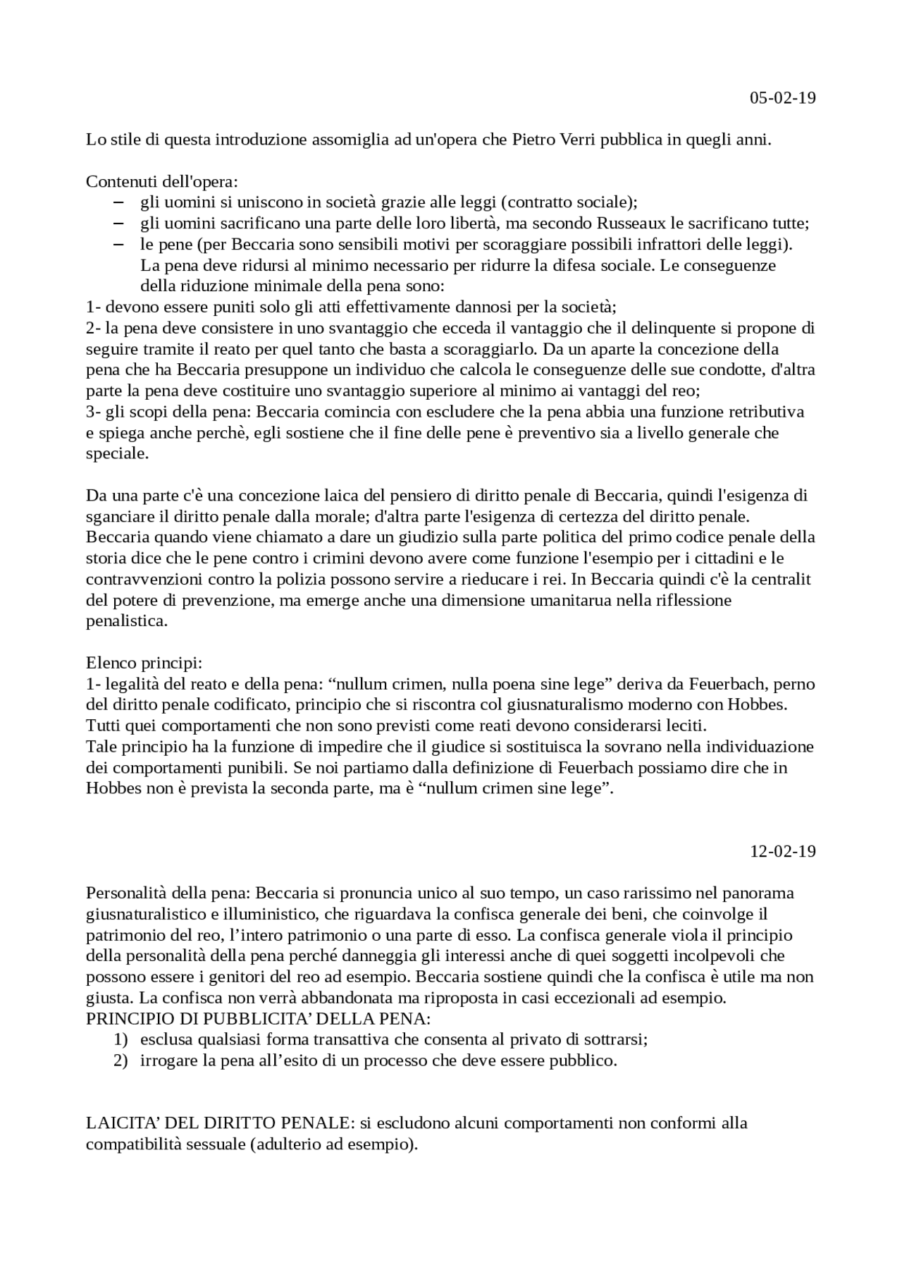Storia Del Diritto Moderno Docsity
