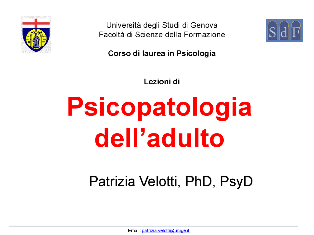 Disturbi Di Personalità Docsity