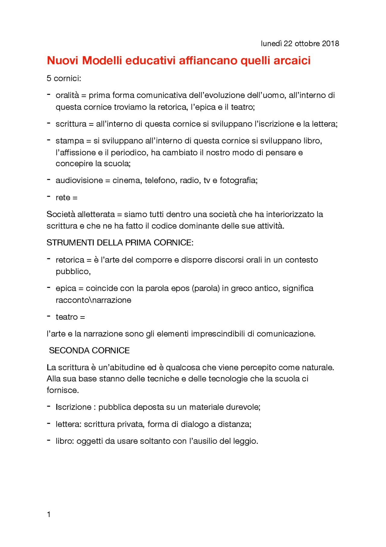 Storia Delleducazione Appunti Docsity