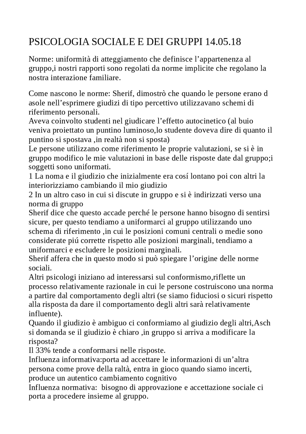 Appunti Lezione Metodologia Delle Scienze Umane Docsity
