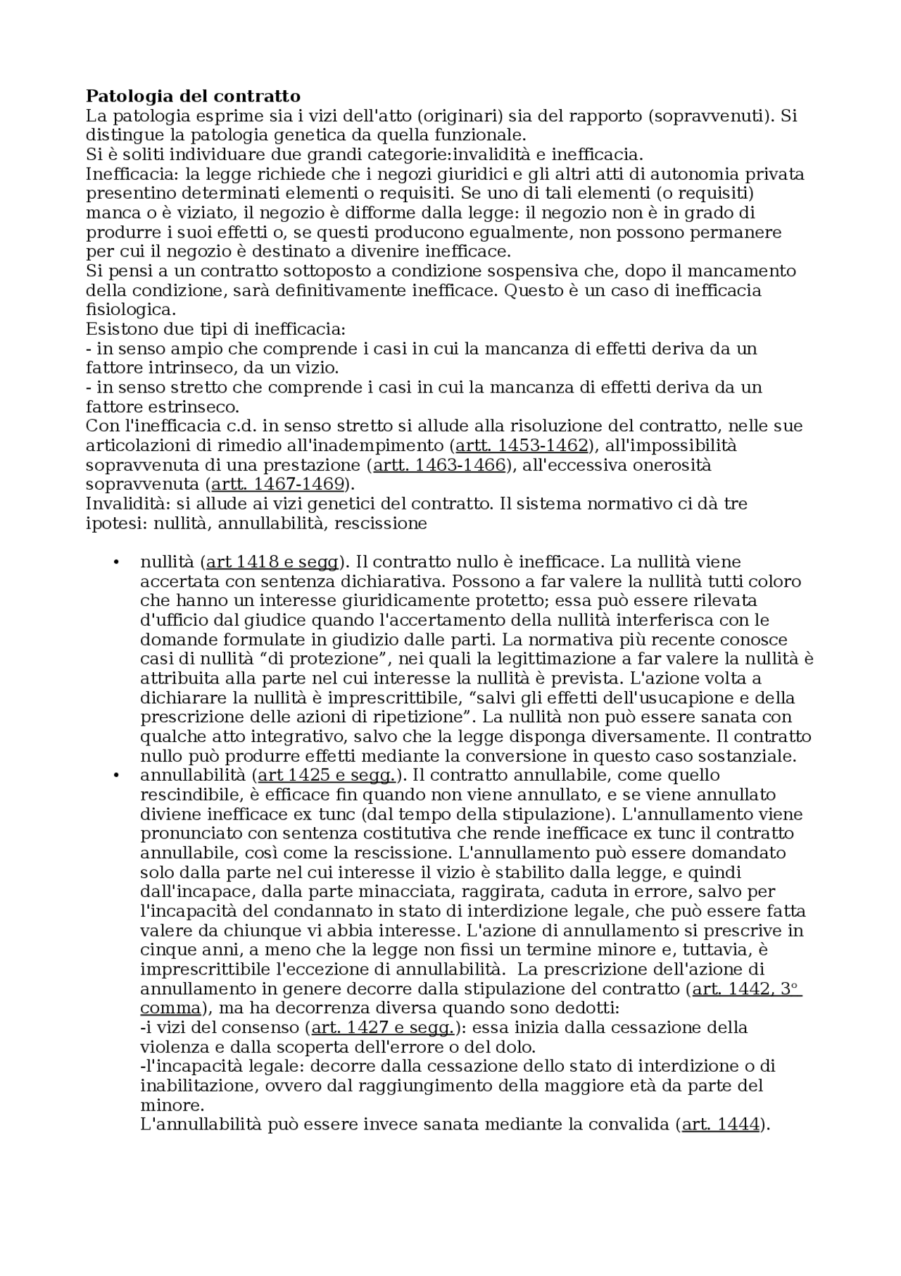 Appunti Integrati Diritto Privato Docsity