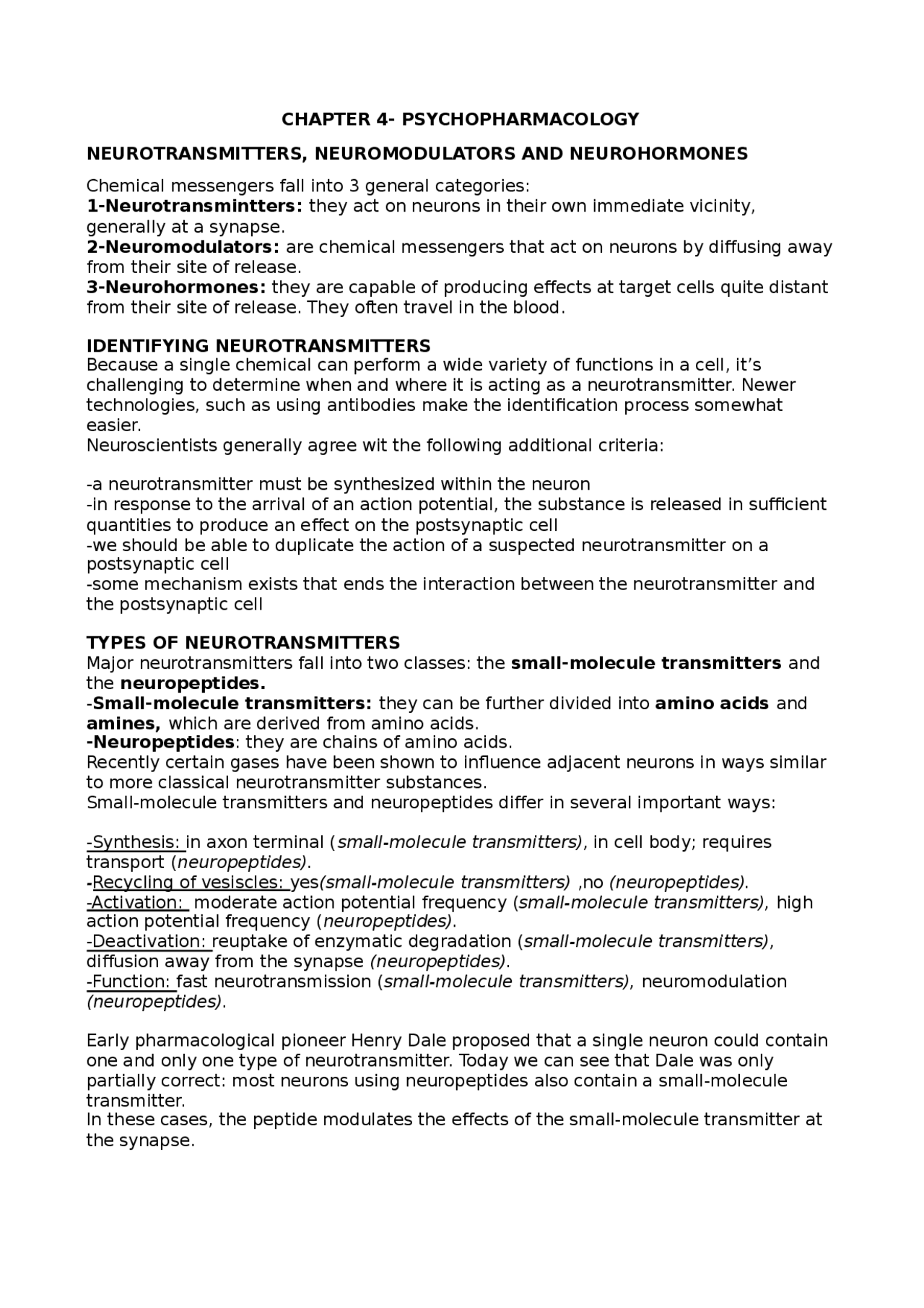 Riassunti Di Brain And Behaviour Appunti Di Psicobiologia Docsity