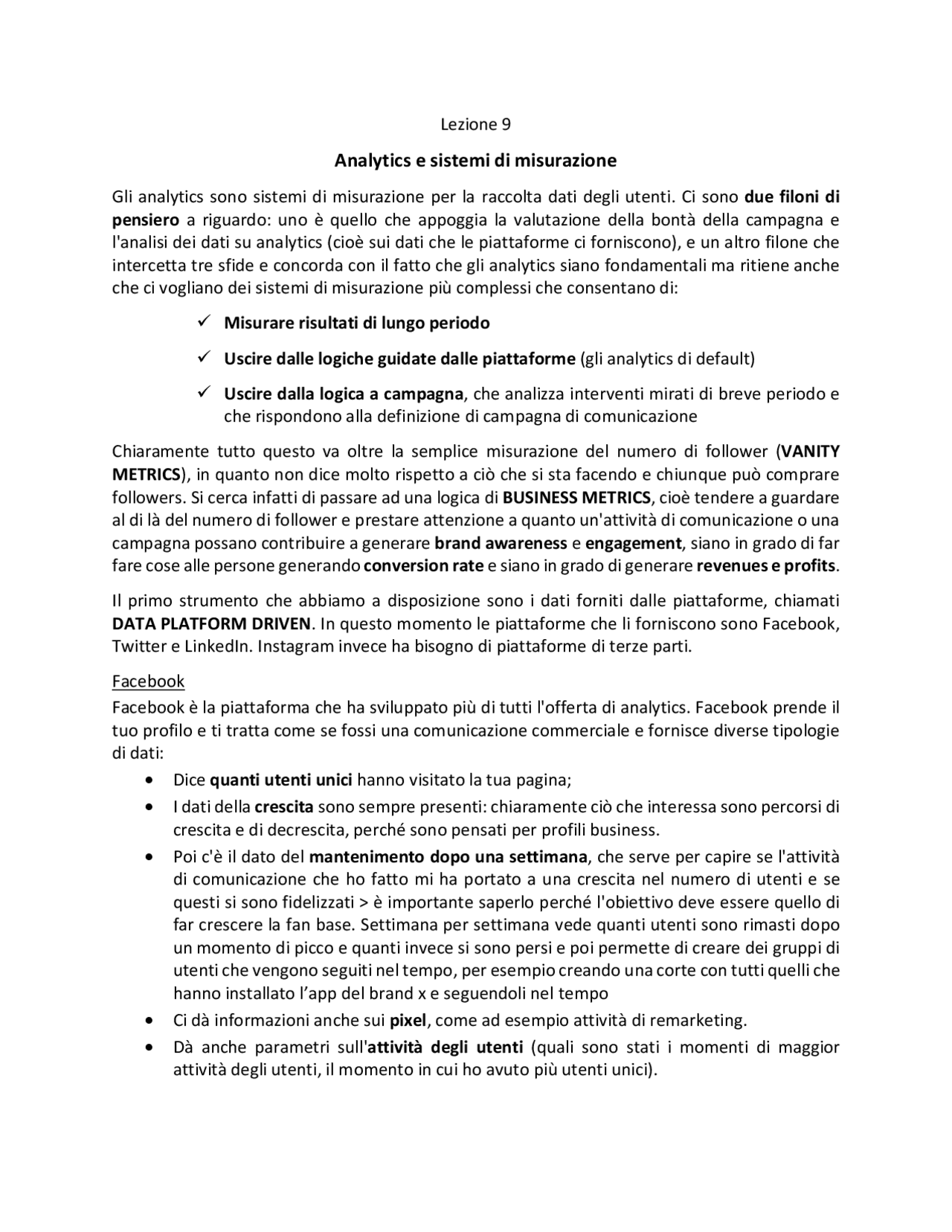Appunti Frequentante Web E Social Media Modulo 2 Docsity