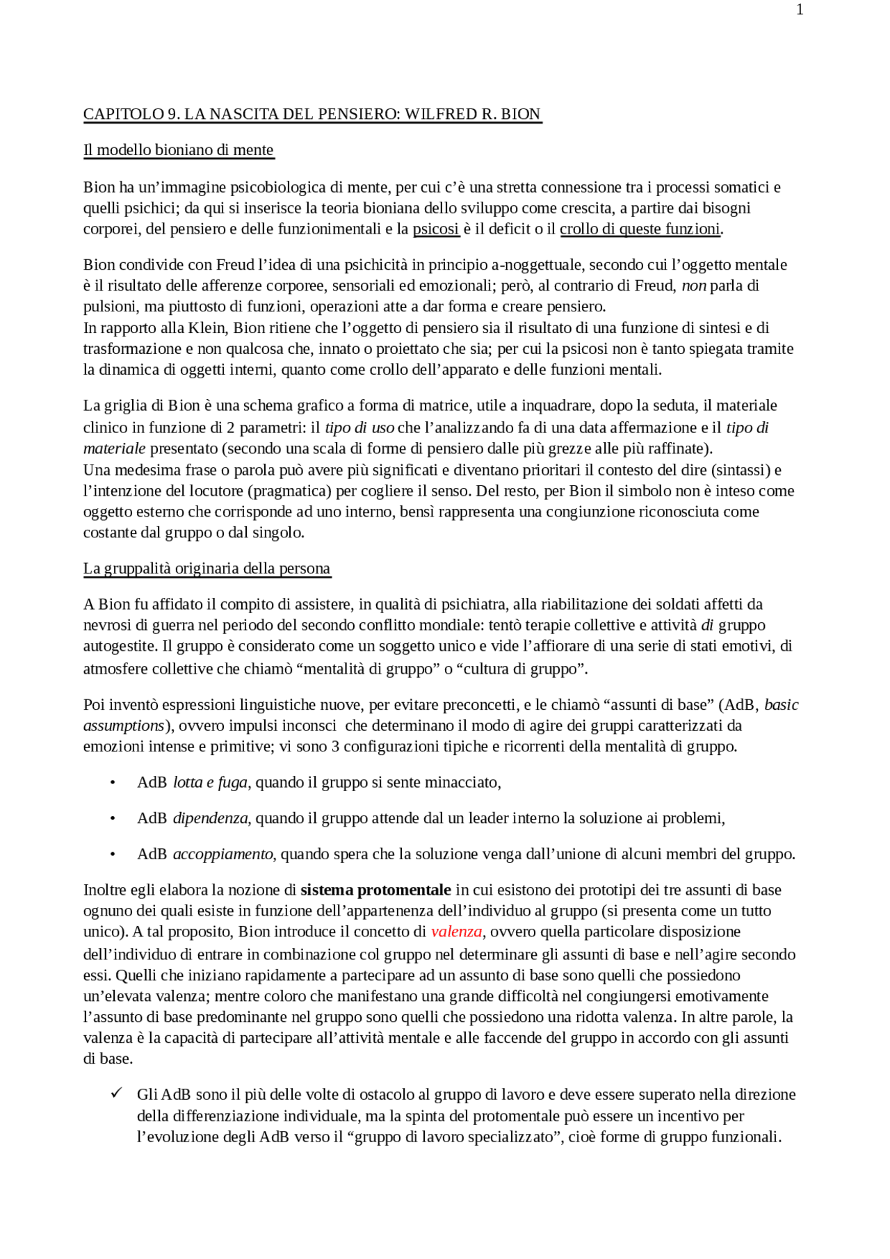 Manuale Di Psicologia Dinamica Docsity