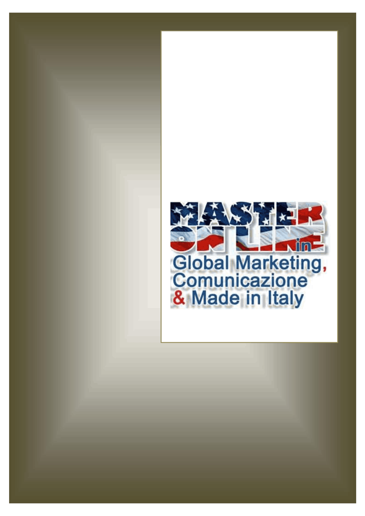 Slide Master Marcom In Global Marketing Comunicazione And Made In Italy