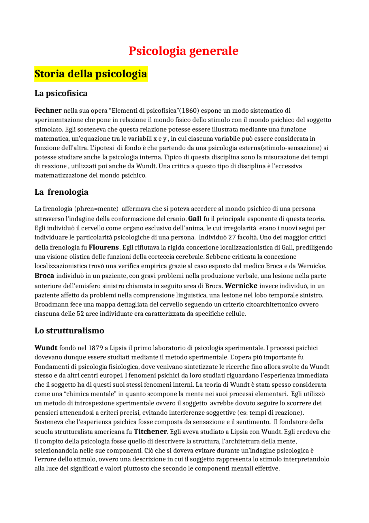Manuale Di Storia Della Psicologia Di Mecacci Docsity