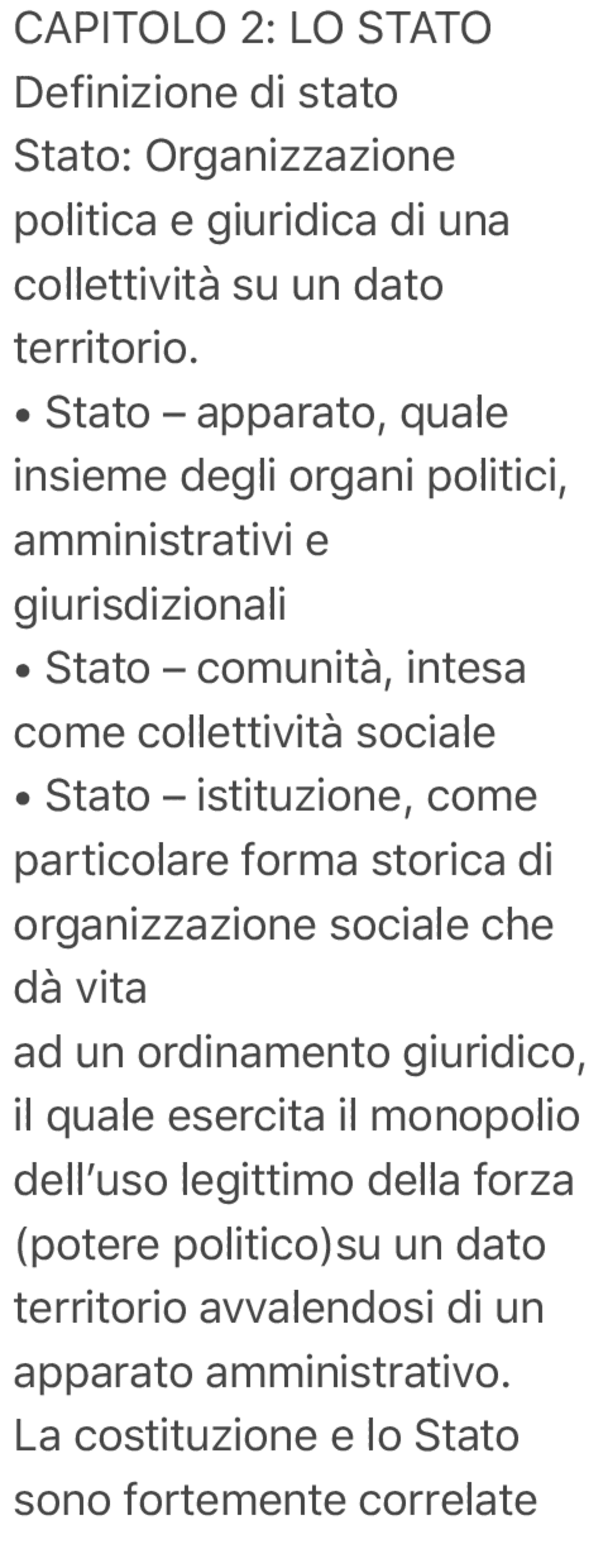 Capitolo 2 Lo Stato Riassunto Esame Diritto Pubblico Docsity