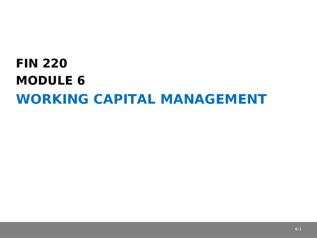 Principles Of Finance Docsity