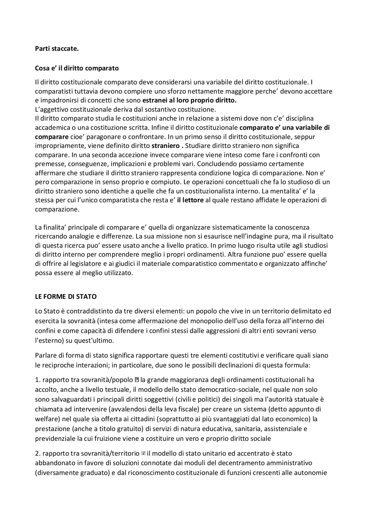 A Cosa Serve Il Diritto Comparato Appunti Di Diritto Costituzionale