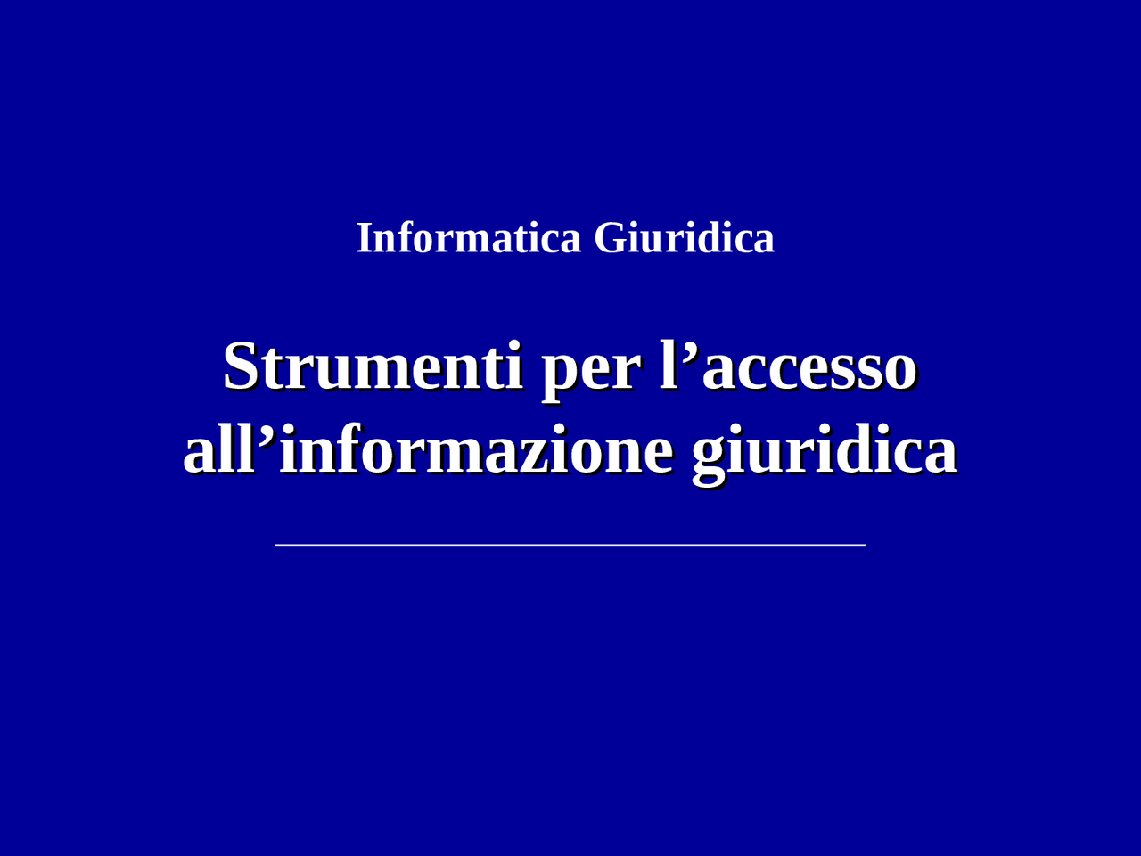 Lide Informatica Giuridica Docsity