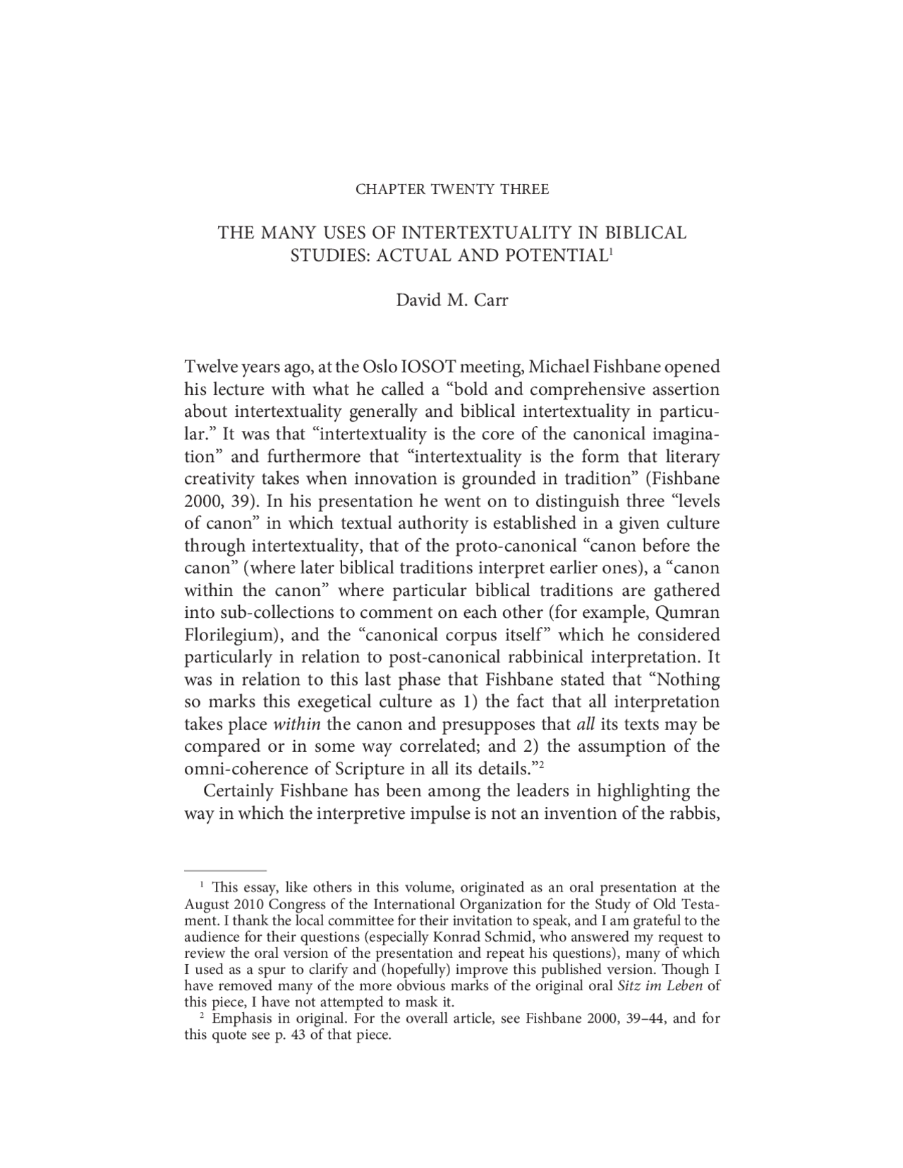 Intertextuality in bible | Guide, Progetti e Ricerche di Storia | Docsity