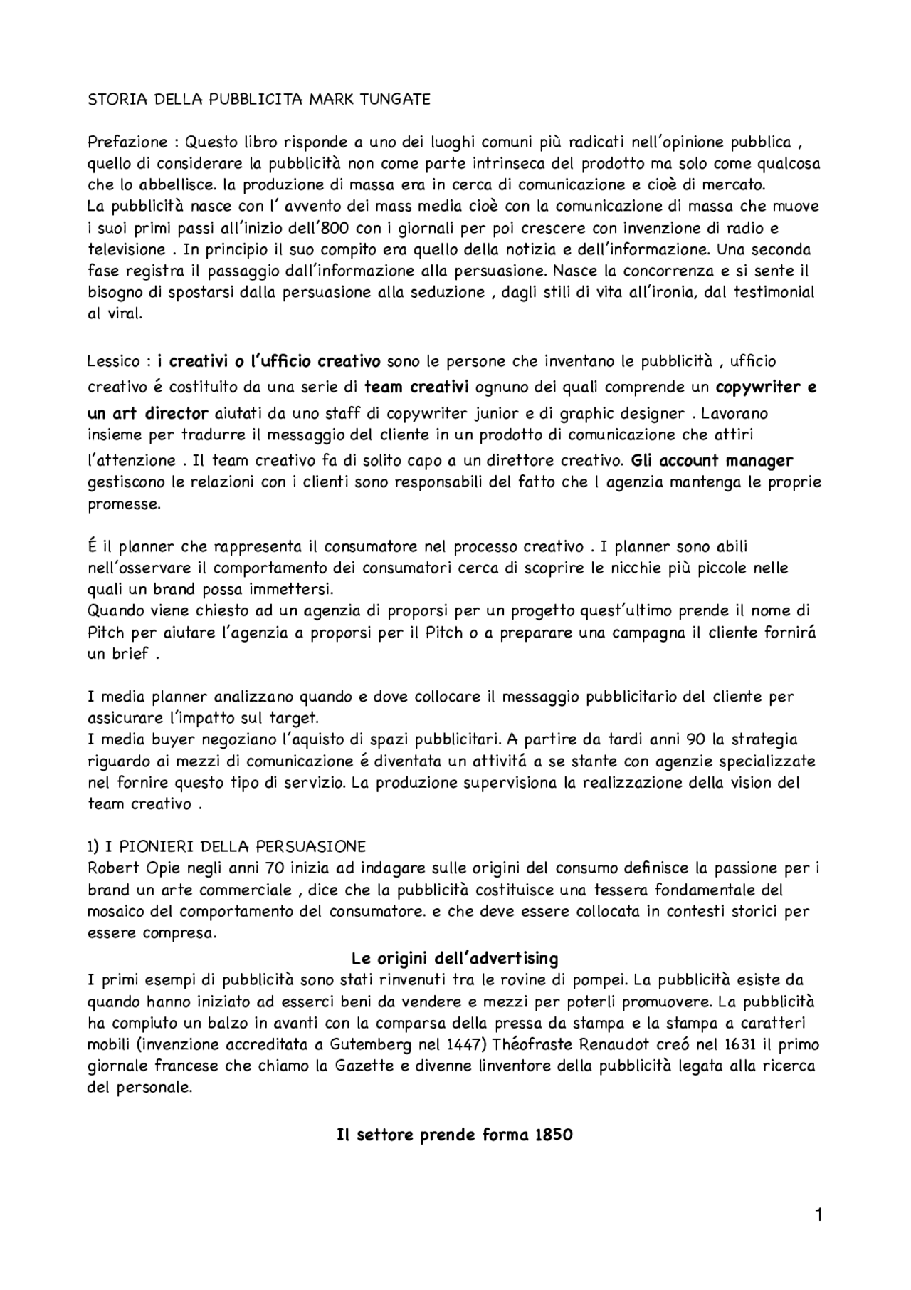 Storia Della Pubblicità Di Mark Tungate Docsity