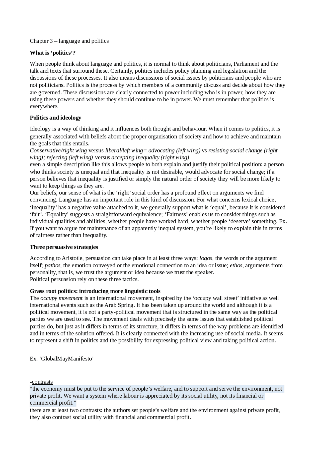 Riassunto Capitolo 3 Di Languagesociety And Power Docsity