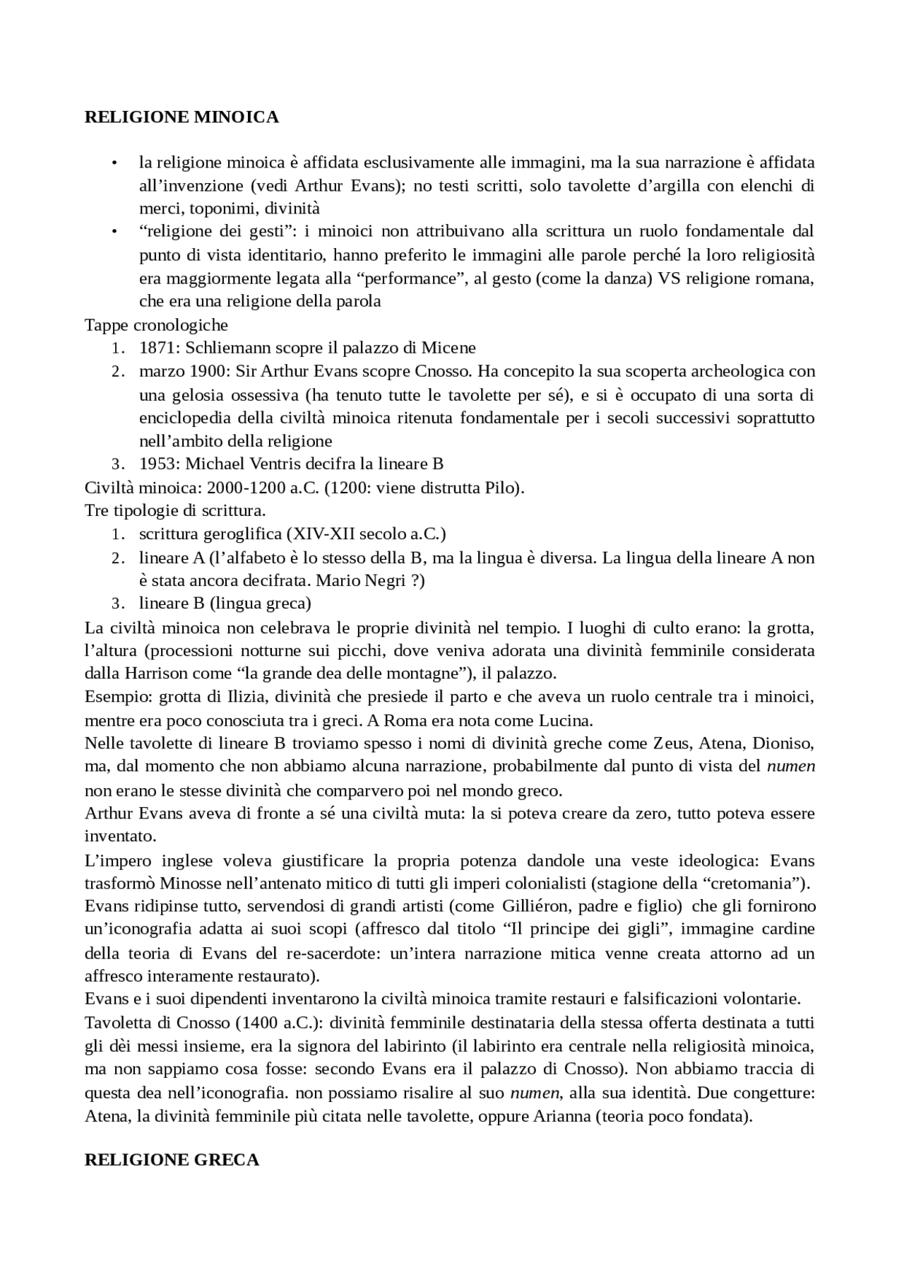 Religioni Del Mondo Classico Docsity