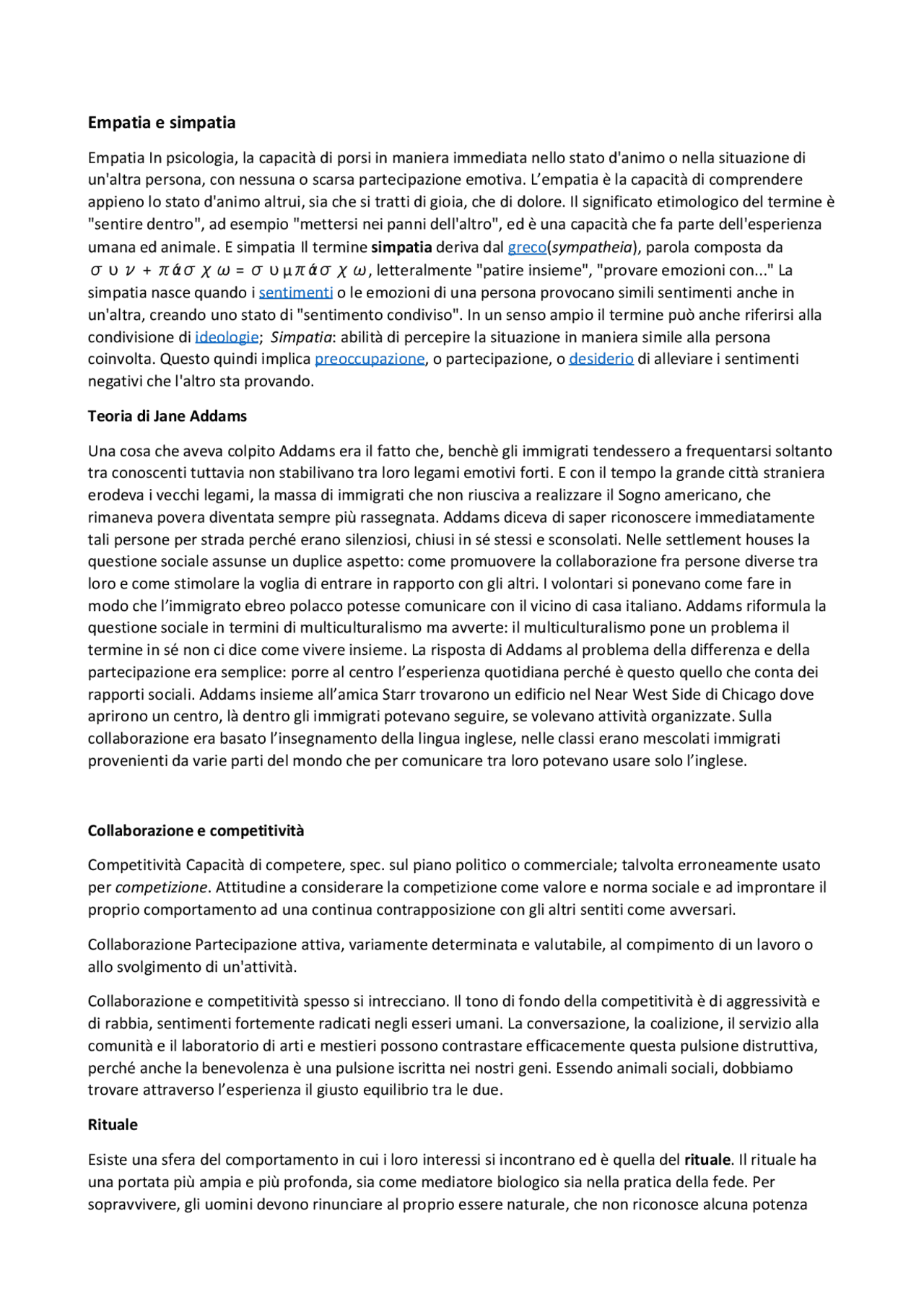 Sociologia Generale E Domande Docsity
