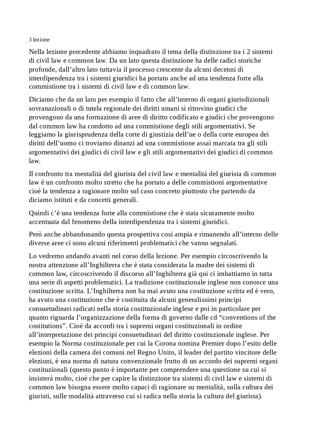 Pubblico Comparato 3 Lezione Ridola Docsity