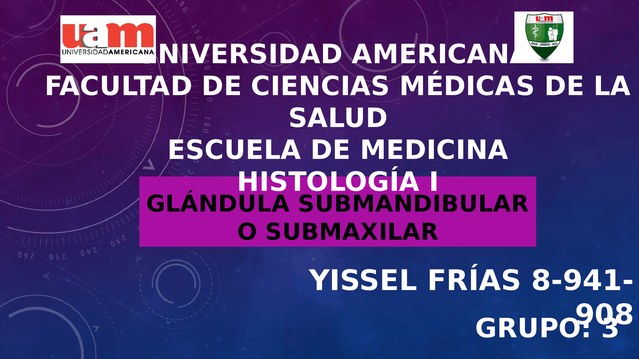 Glándula submandibular o submaxilar | Diapositivas de Medicina | Docsity