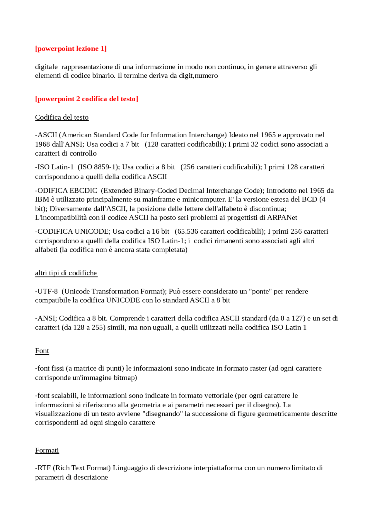 Tecnologie Multimediali Docsity
