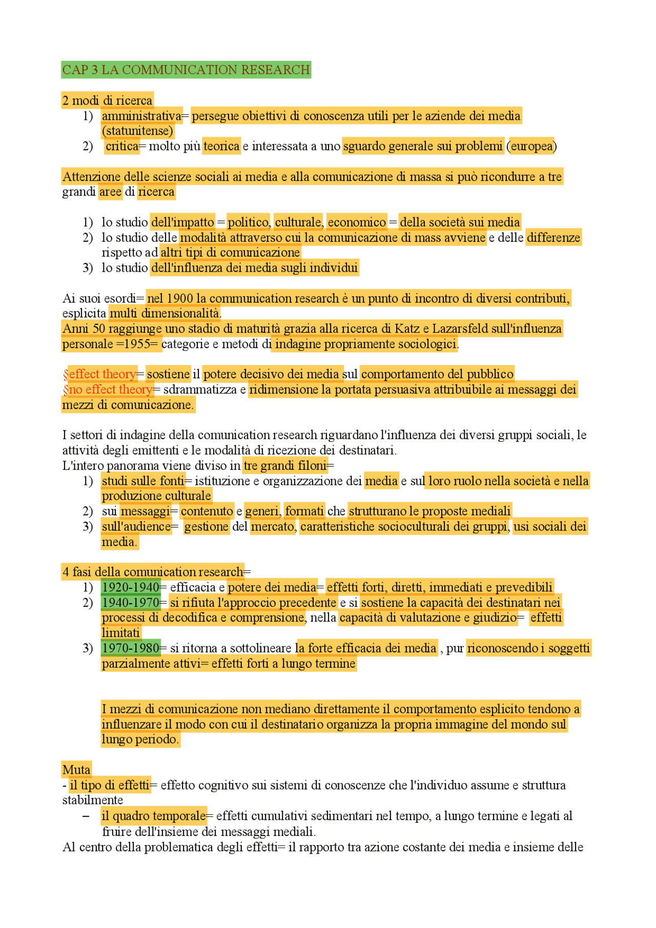 Sociologia Dei Media Docsity