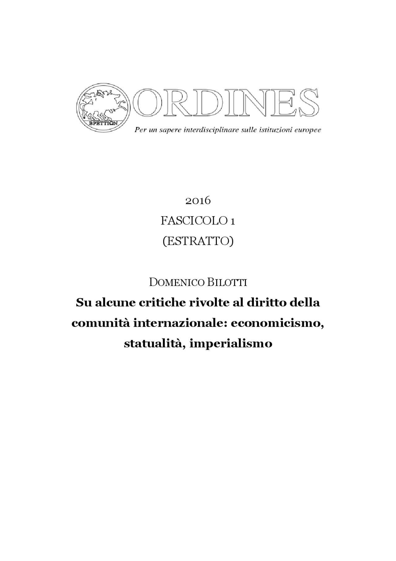 Saggio Di Approfondimento Docsity