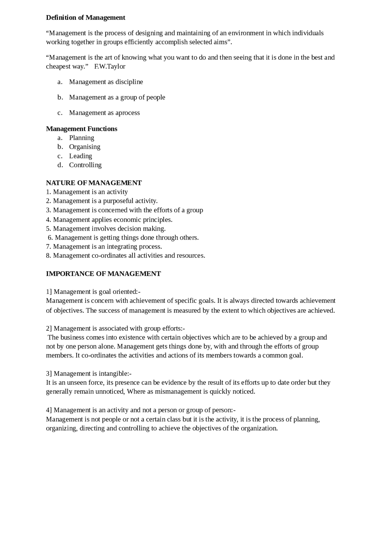 Fundamental Management Principles: Planning, Organizing, Decision ...