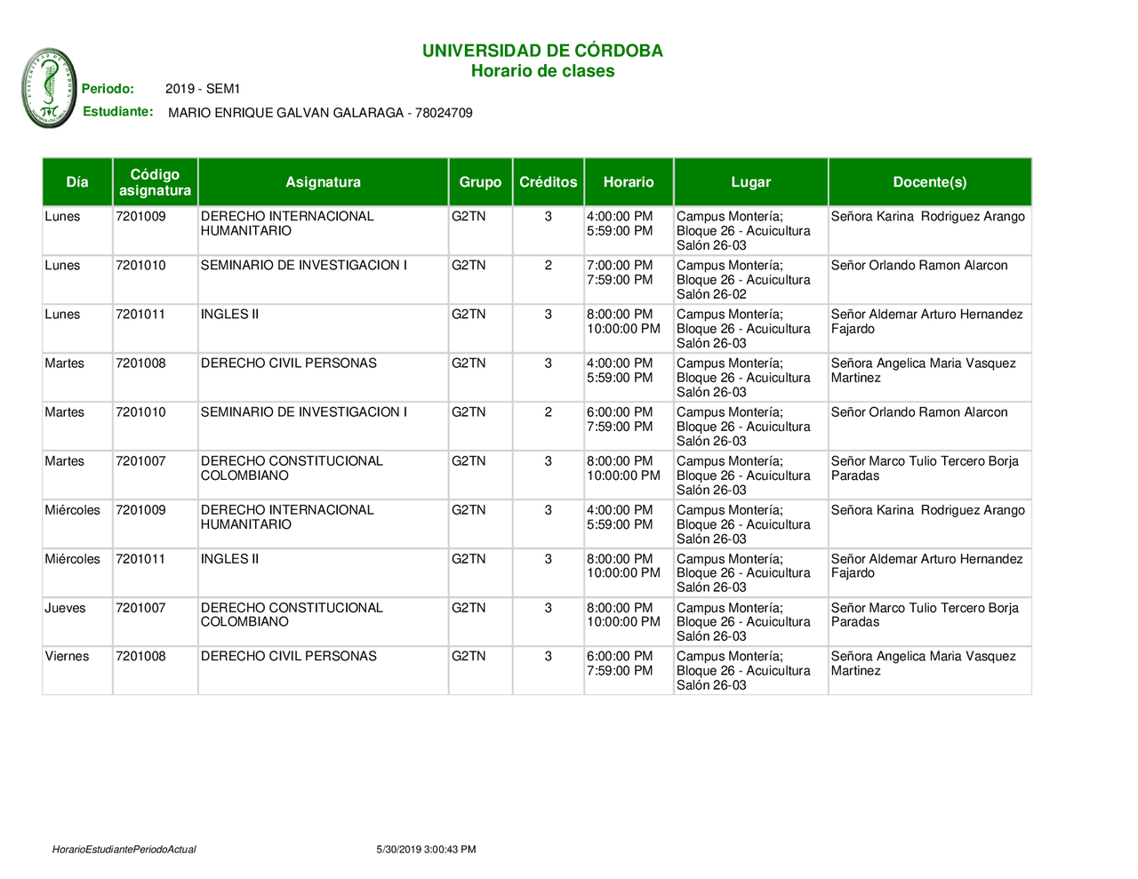 Periodo de notas academicas - Docsity