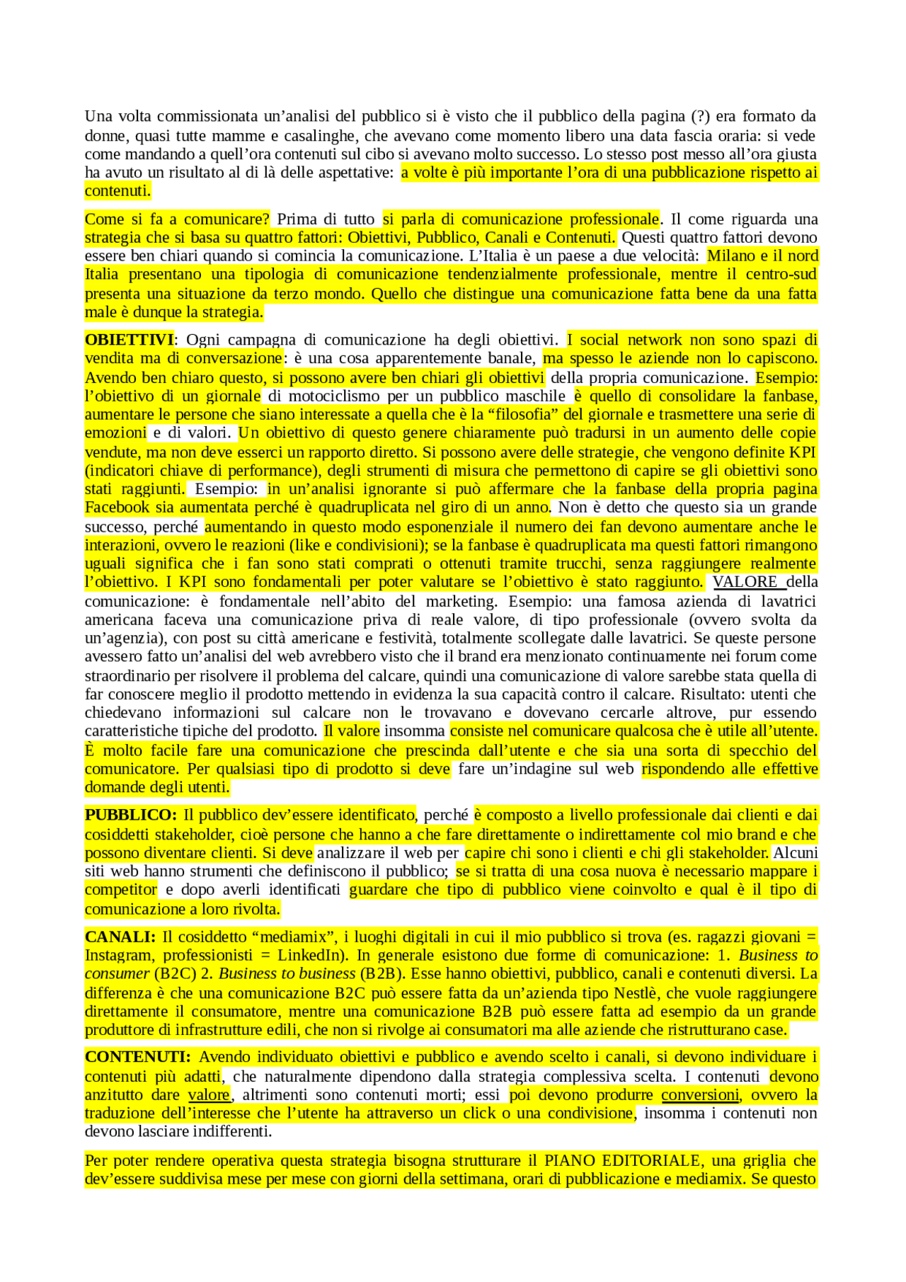 Teorie E Tecniche Della Comunicazione Web Appunti Docsity
