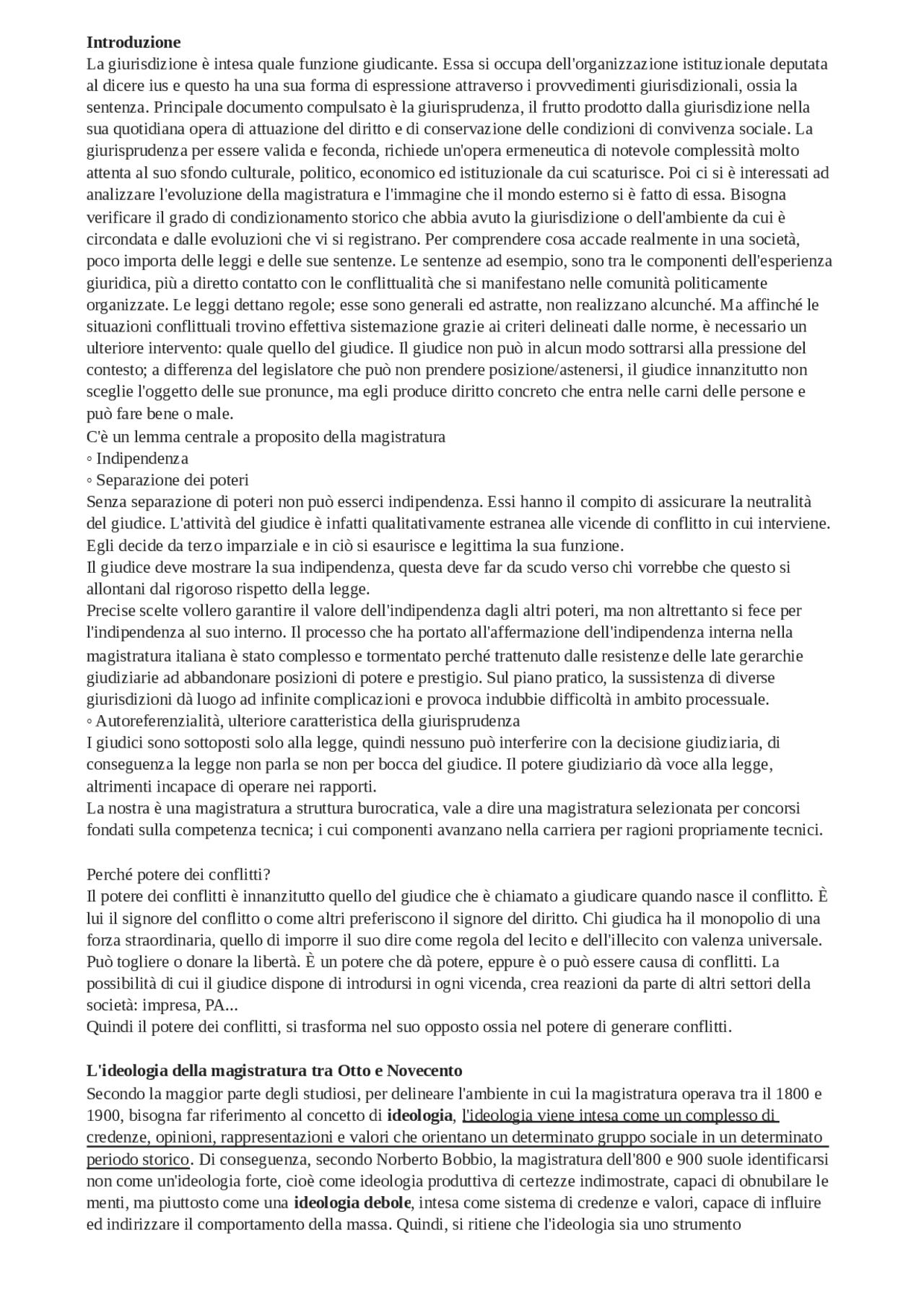 Riassunto Libro Poteri Dei Conflitti Docsity